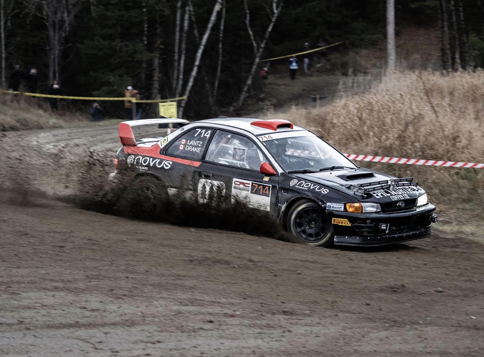 Jonathan Drake and Ian Lantz win 2024 ECRC's Tall Pines Rally ...